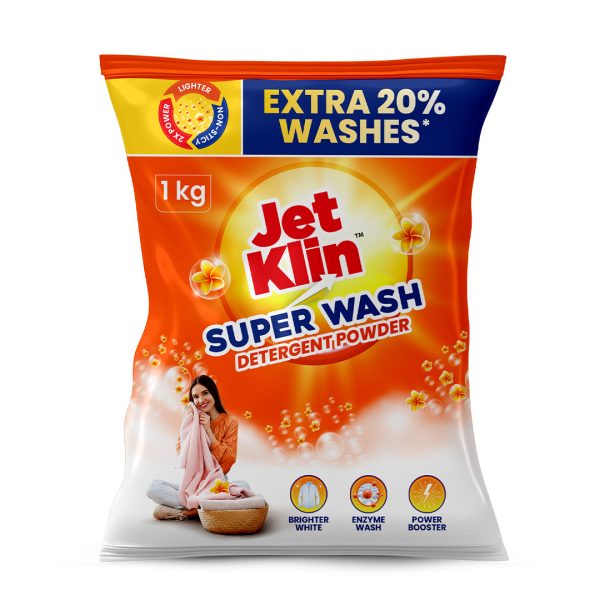 JET KLIN Super Wash Detergent Powder 1 kg